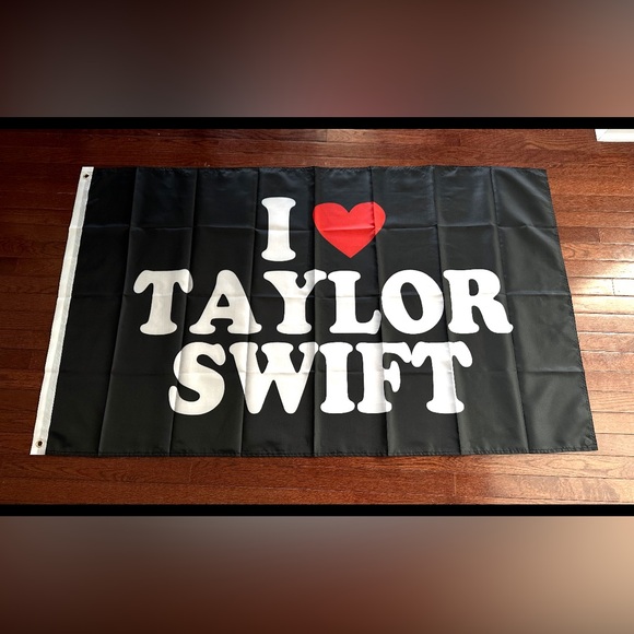 Wall Decor | Taylor Swift Flag 3x5 Ft Pink I Love Taylor Banner Wall ...